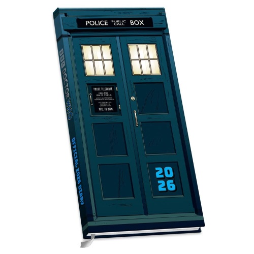 Doctor Who 2026 Slim Diary Week To View Officially Licensed ...
