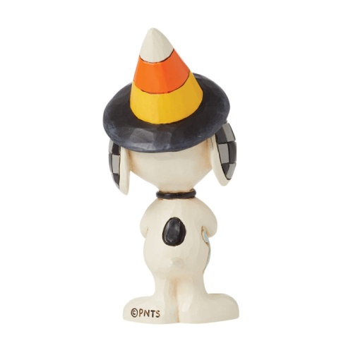 Jim Shore Peanuts Snoopy With Candy Corn Hat Mini Figurine ...