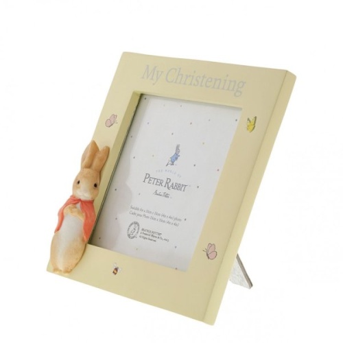 Beatrix Potter Flopsy My Christening Photo Frame - threelittlebears.co.uk