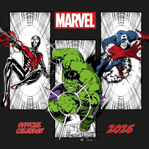 Marvel Comics Calendar 2026 - threelittlebears.co.uk