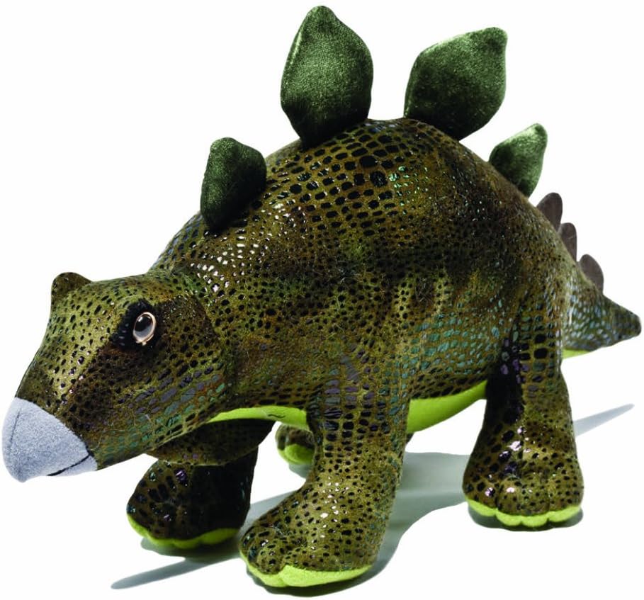 Aurora Realistic Dinosaurs Stegosaurus Toy Plush - threelittlebears.co.uk