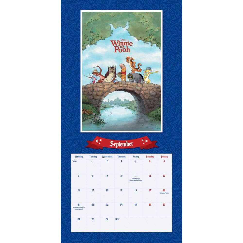 Disney Vintage Posters 2026 Calendar - threelittlebears.co.uk