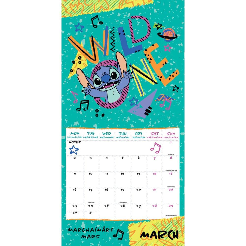 Lilo & Stitch Official 2026 Calendar Disney Officially Licensed ...