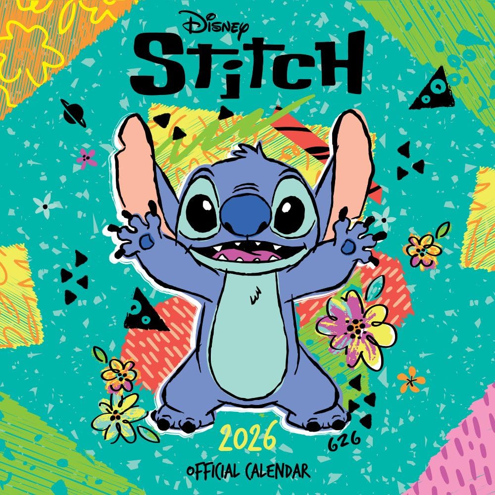 Lilo & Stitch Official 2026 Calendar Disney Officially Licensed ...