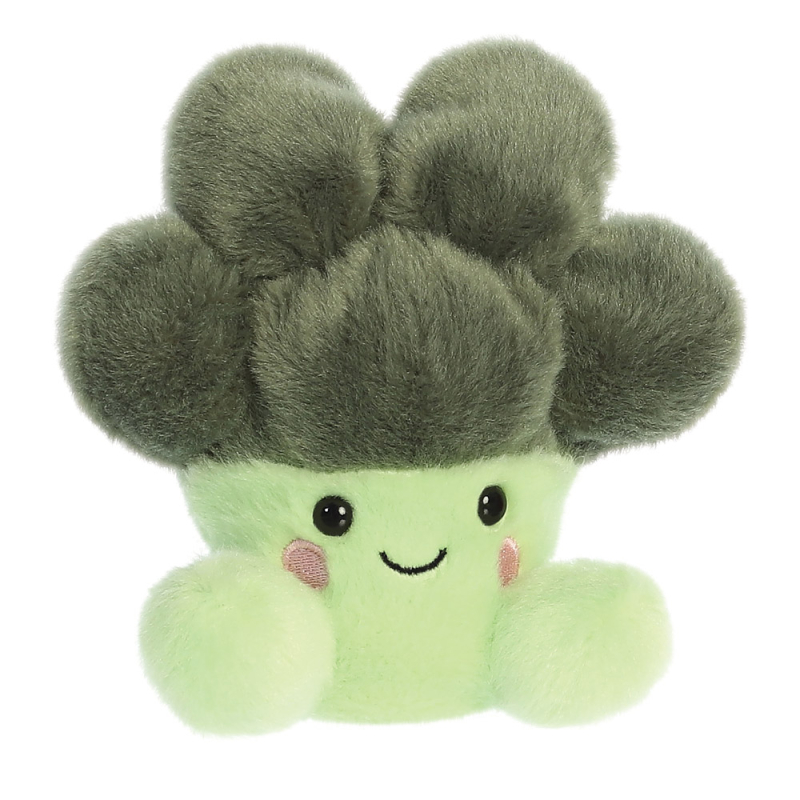 Luigi Broccoli 5" Soft Toy Aurora Palm Pals - threelittlebears.co.uk
