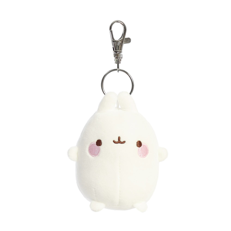 Molang Smol Key Clip Soft Toy plush - threelittlebears.co.uk
