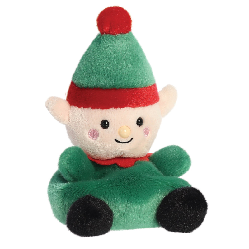 Aurora Palm Pals Jolly Elf 5" Soft Toy - threelittlebears.co.uk