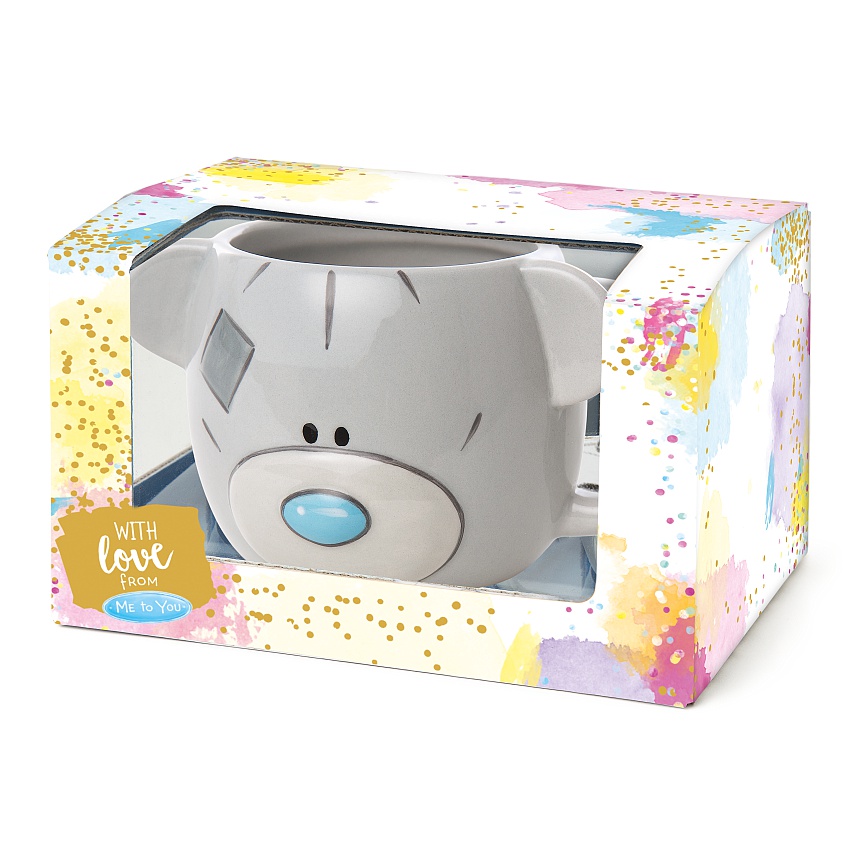 Me to You Tatty Teddy Head Shaped Mug - threelittlebears.co.uk