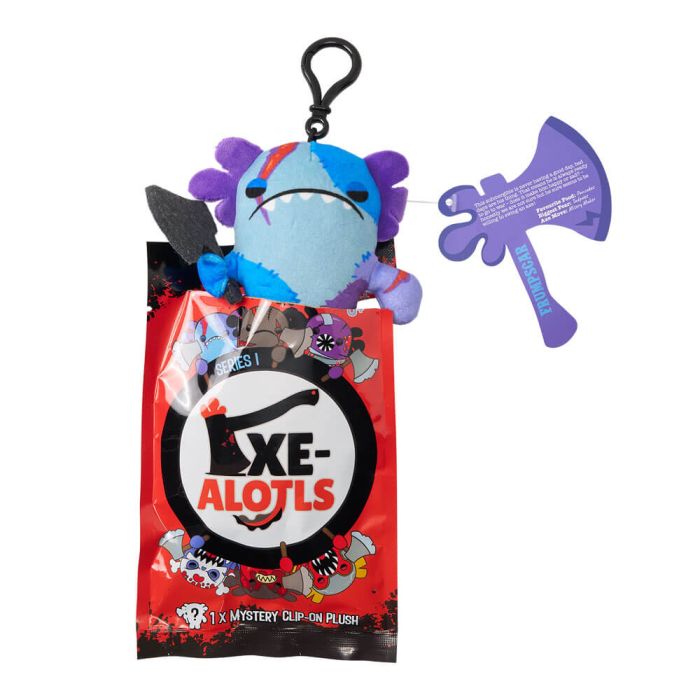 Kreepy Collectibles Axe-alotls Plush Blind Bag - threelittlebears.co.uk