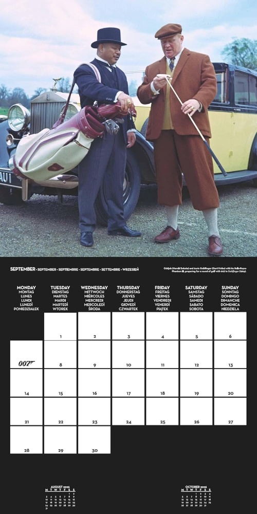 James Bond 007 Official 2026 Calendar - threelittlebears.co.uk