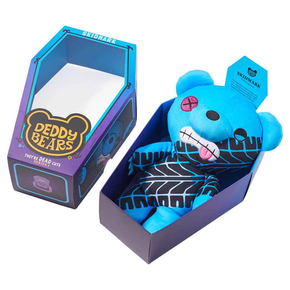 Skidmark Large Deddy Bear 12" Plush Series 3 - threelittlebears.co.uk