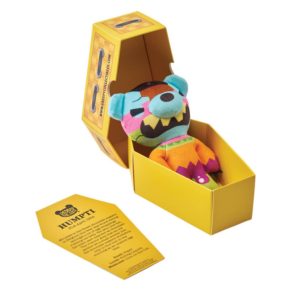 Humpti Easter Coffin Deddy Bear 14cm Plush - threelittlebears.co.uk