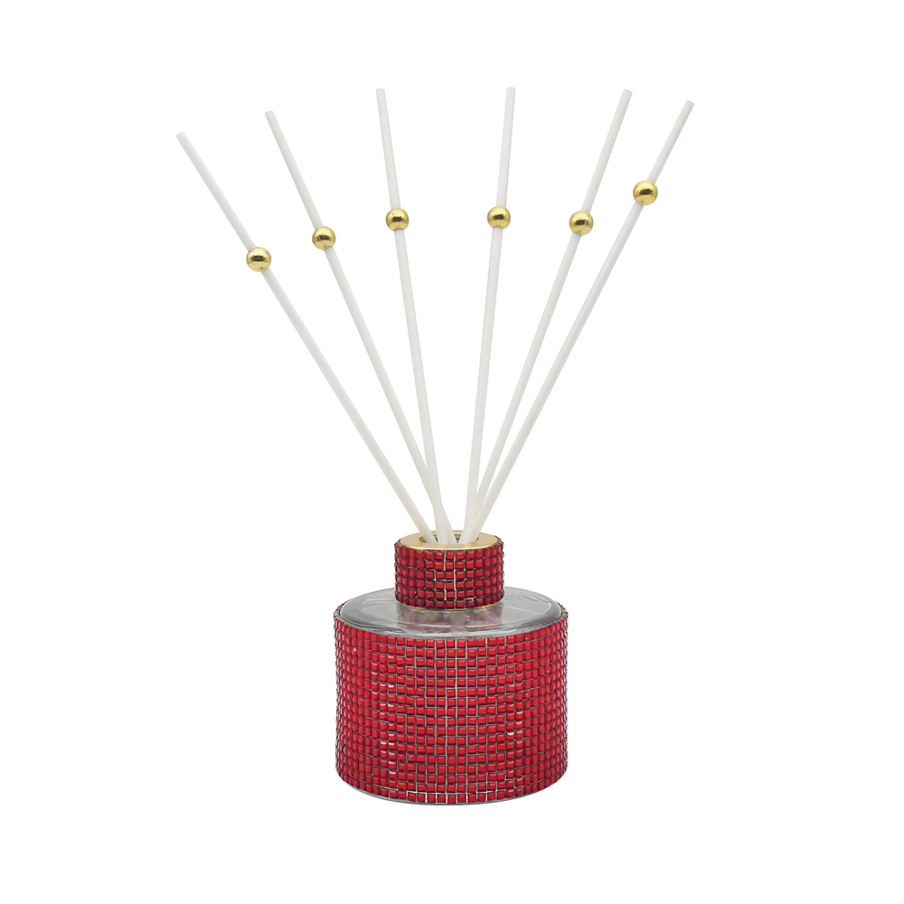 Red Diamante Room Reed Diffuser - Winter Berries - threelittlebears.co.uk