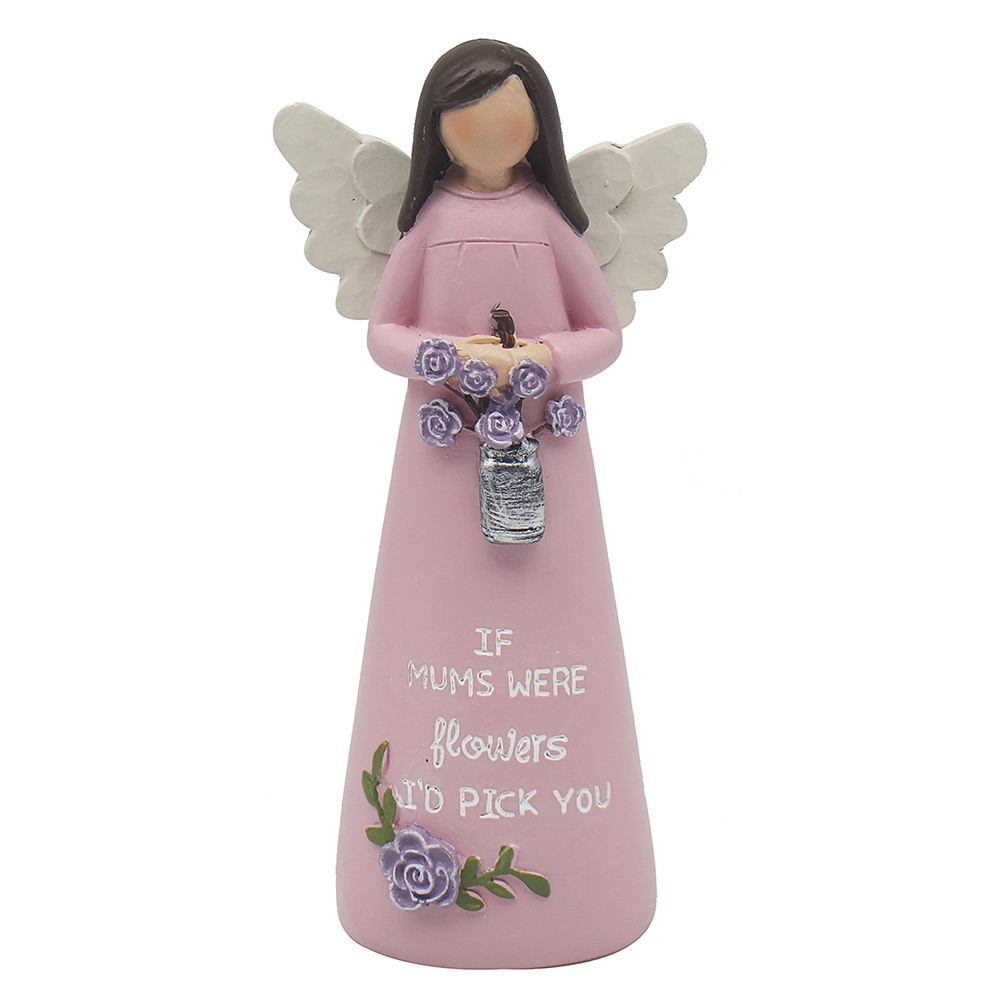 Pink Angel If Mums Were Flowers I'd Pick You Figurine ...