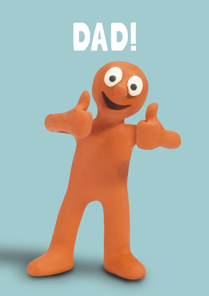 Morph Birthday Dad! Greetings Card - threelittlebears.co.uk