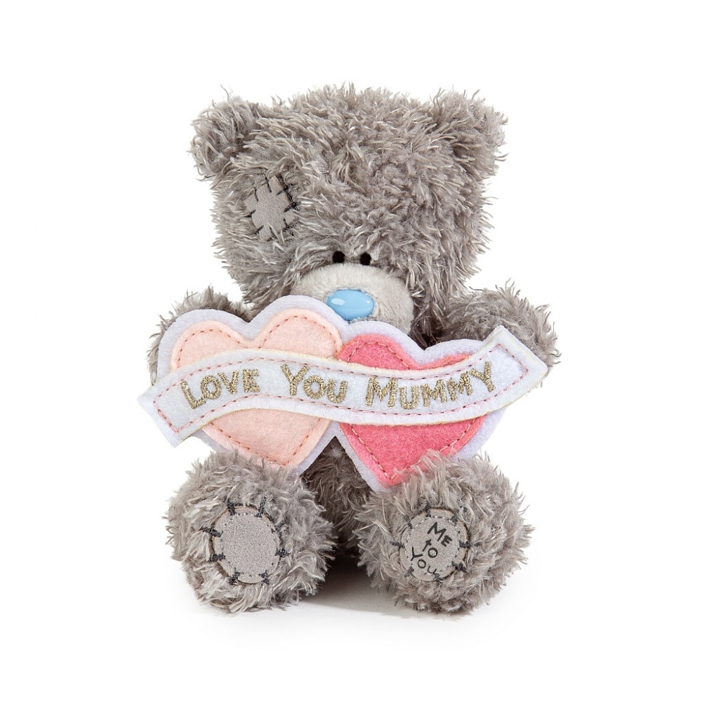 Me to You 4" Plush Love You Mummy Bear Tatty Teddy - threelittlebears.co.uk