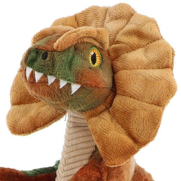 Keel Toys Keeleco Dinosaurs Dilophosaurus 26cm Cuddly Toy Plush - threelittlebears.co.uk