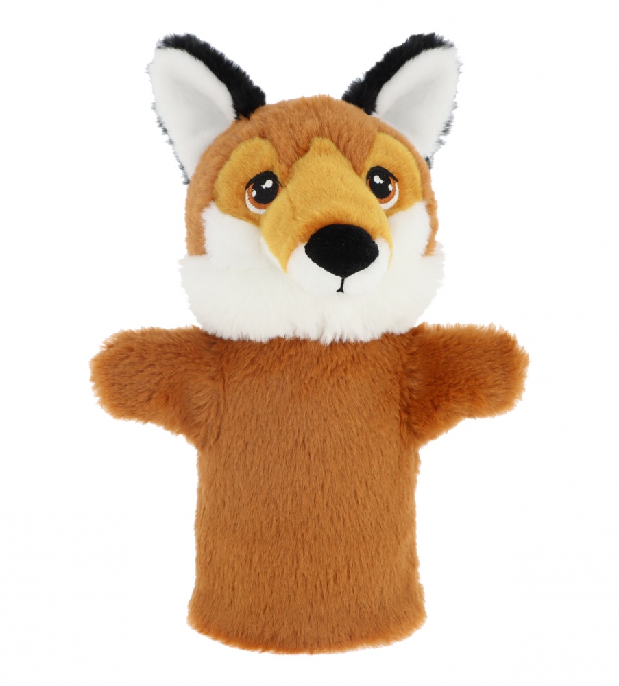 Keel Toys Keeleco Fox Hand Puppet Plush Soft Toy - threelittlebears.co.uk