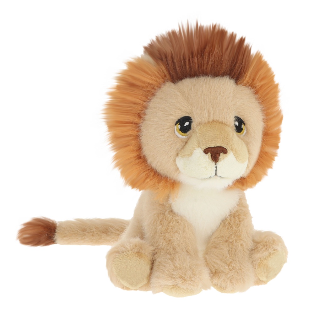 Keel Toys Keeleco Wild Animals 14cm Lion Eco-Friendly Soft Toy Plush ...