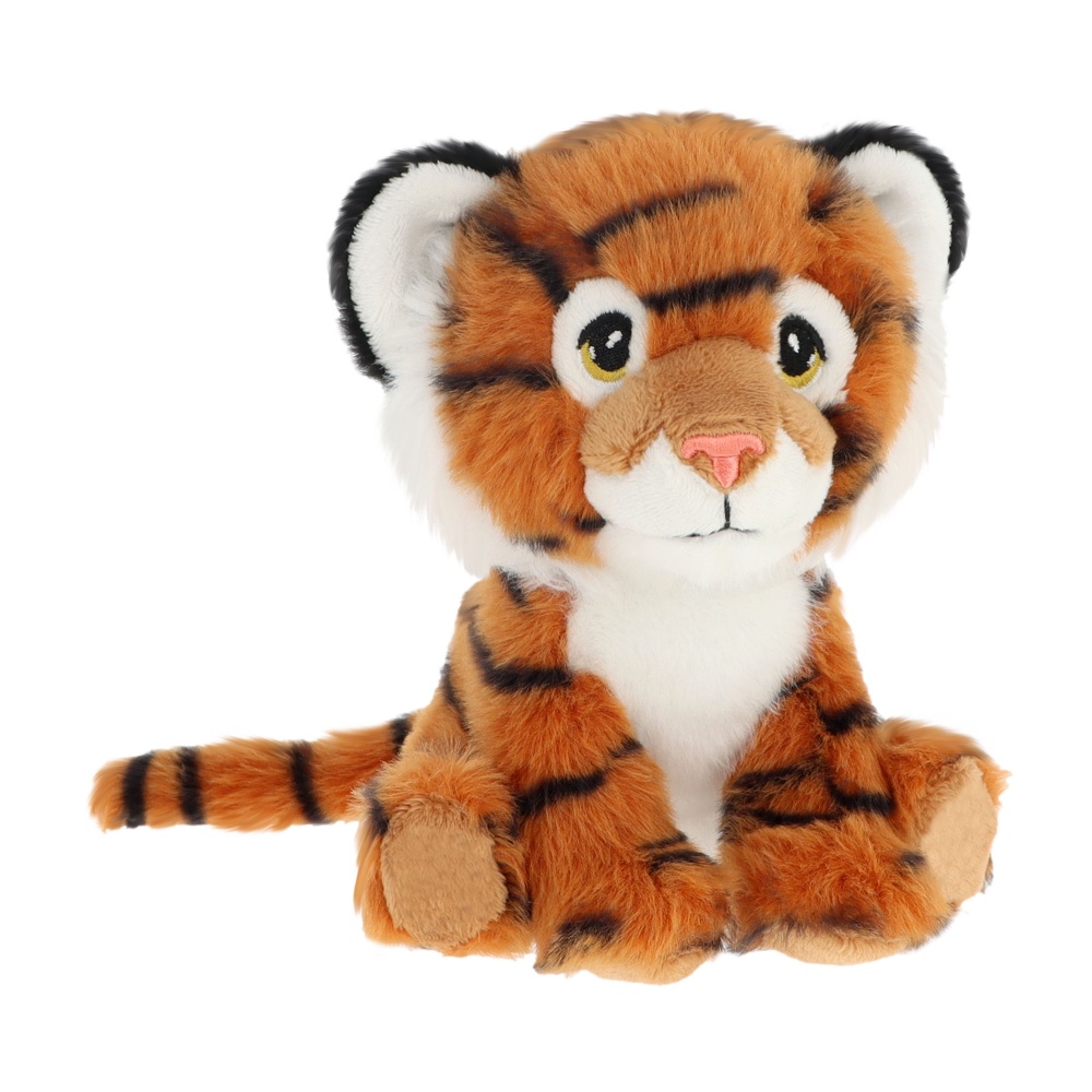 Keel Toys Keeleco Wild Animals 14cm Tiger Eco-Friendly Soft Toy Plush ...