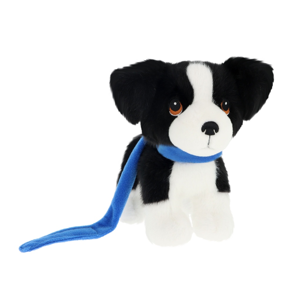 Keel Toys Keeleco Puppy Love 15cm Plush Soft Toys Dogs on a lead Border ...