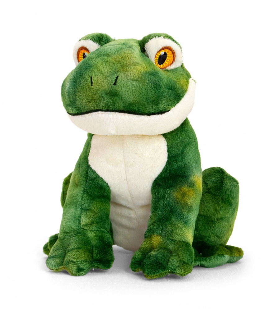 Keel Toys Keeleco 18cm Eco-Friendly Frog Soft Toy Plush ...
