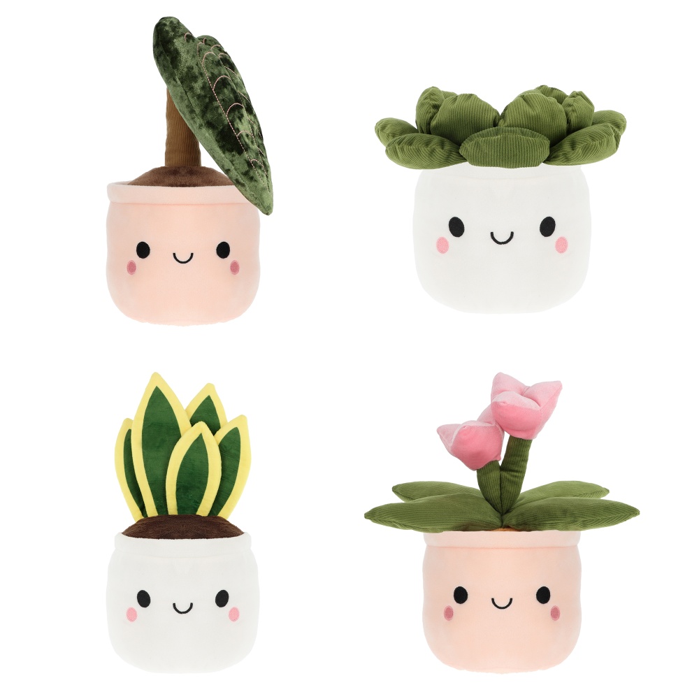 Keel Toys 30cm Succulent Plant Bobballs Beanie Plush Toy Random Design ...