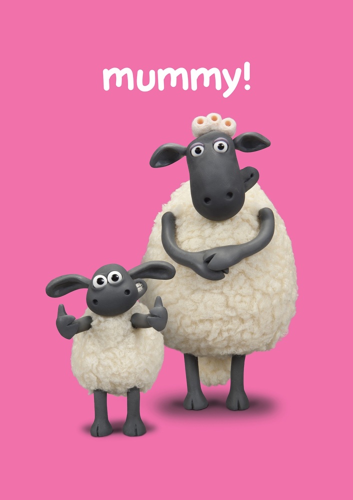 Shaun the Sheep Mummy! Greetings Card - threelittlebears.co.uk