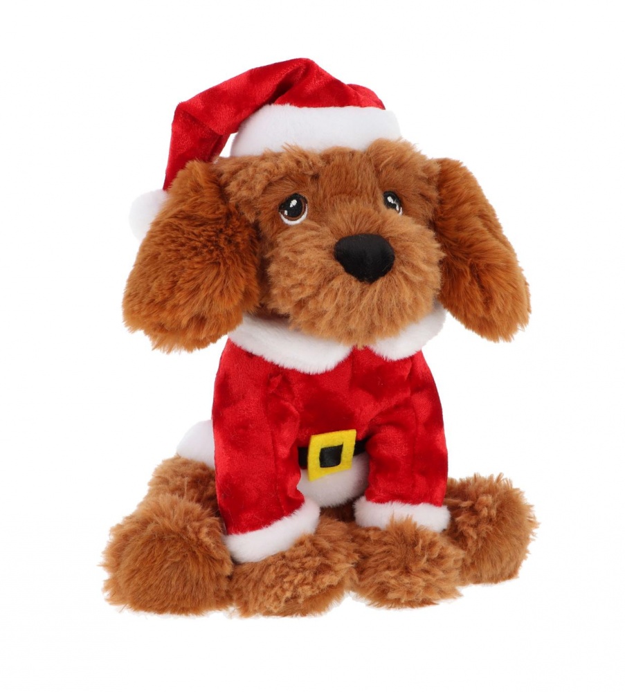 Keeleco Cockapoo in Christmas Outfit 20cm Soft Toy Keel Toys 3 assorted ...