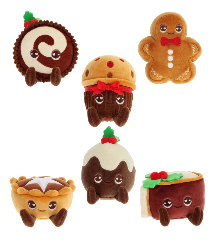 8cm Bakery Festive Sweet Treats Scented plush toys - threelittlebears.co.uk