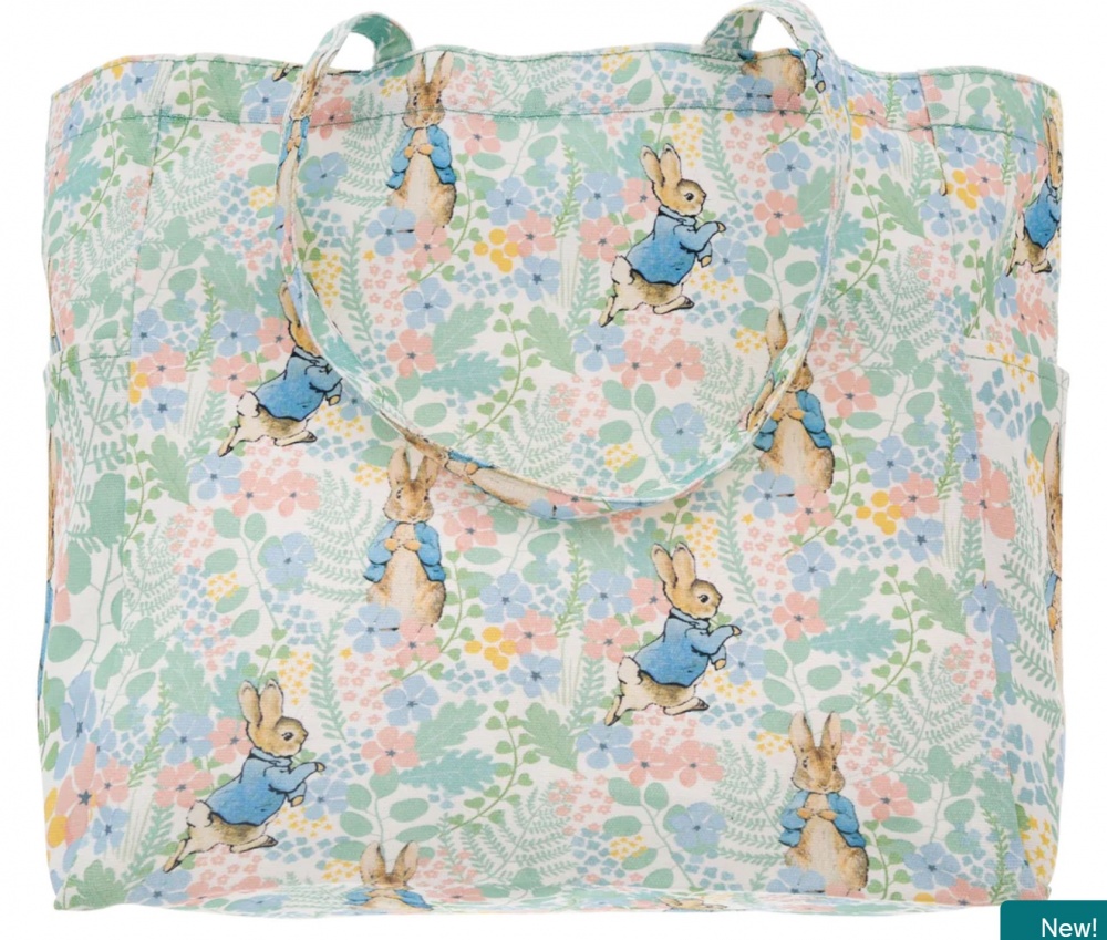 Beatrix Potter Peter Rabbit English Garden Tote Shopping Bag ...