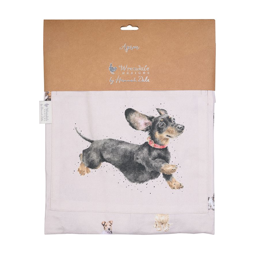 Wrendale Designs A Dog's Life Cotton Adults Apron - threelittlebears.co.uk