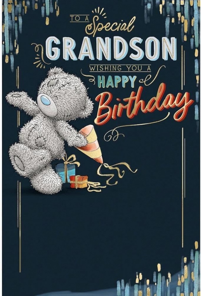 Me to You Special Grandson Birthday Card - threelittlebears.co.uk