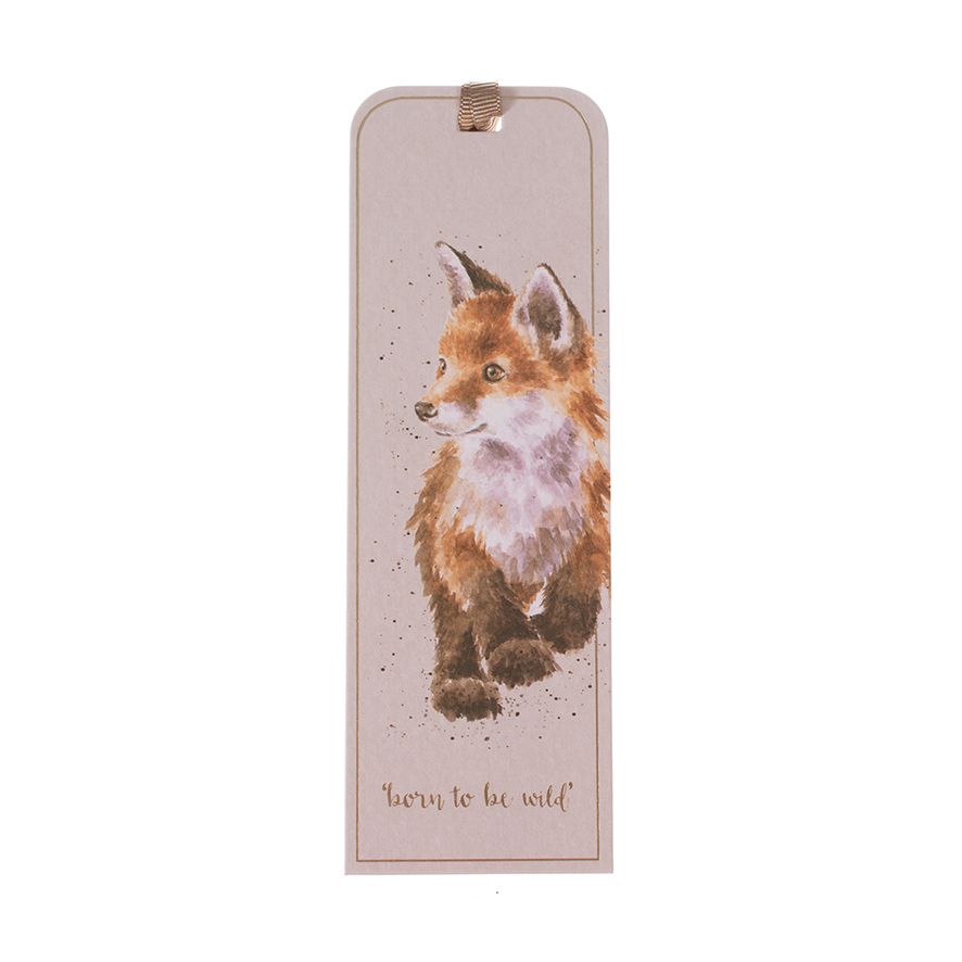 Wrendale Designs Born To Be Wild Fox Bookmark - threelittlebears.co.uk