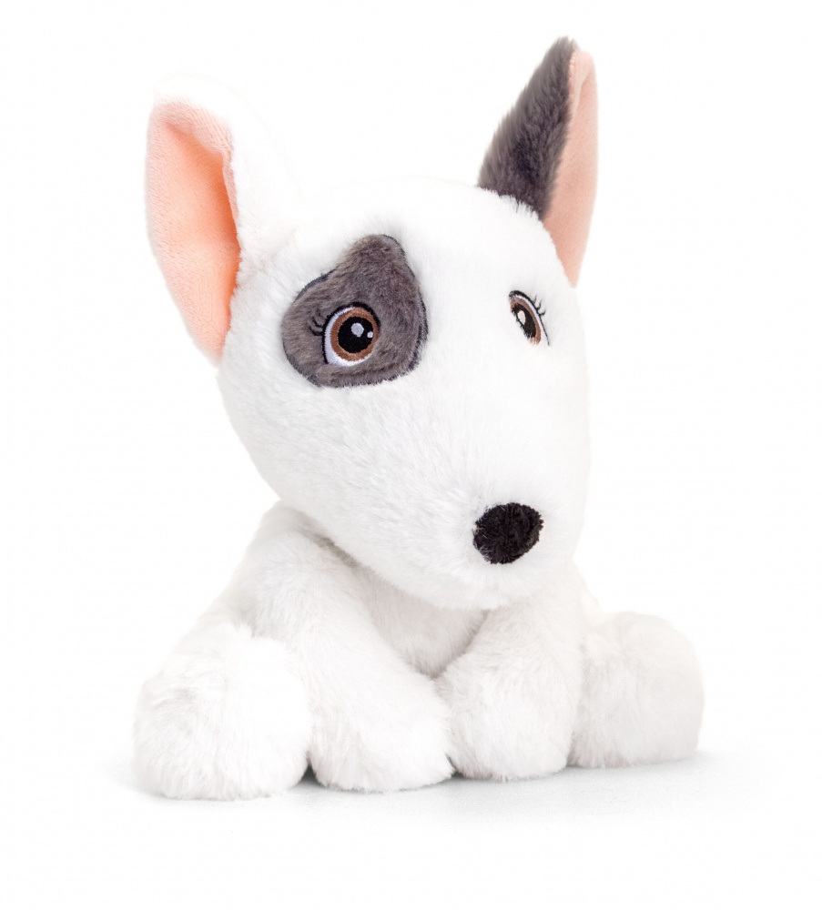 Keel Toys Keeleco Bull Terrier Dog 16cm Adoptable World Eco Plush Soft ...