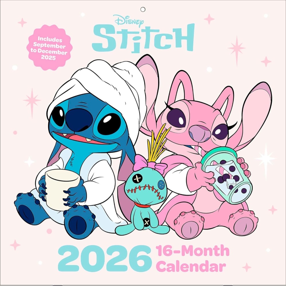 Lilo & Stitch 2026 Calendar Disney - threelittlebears.co.uk