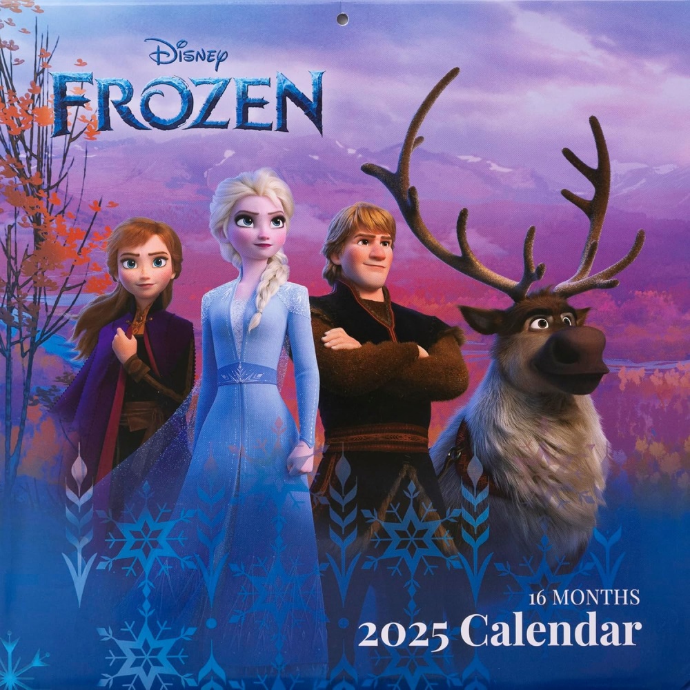 Disney Frozen 2025 Wall Calendar - threelittlebears.co.uk
