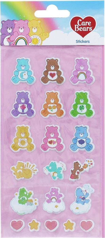Care Bears Puffy Stickers - threelittlebears.co.uk