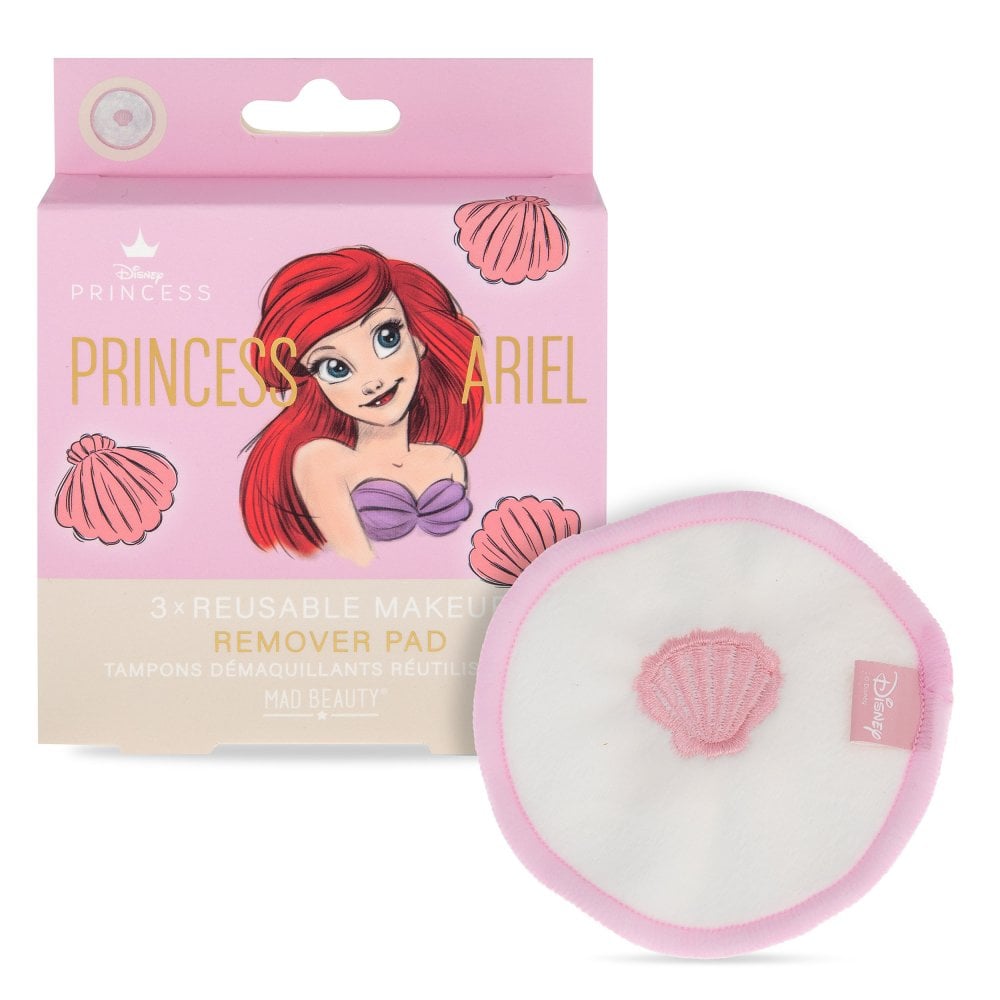 Disney Pure Princess Ariel Cleansing Pads Reusable Make-Up Remover Pads ...
