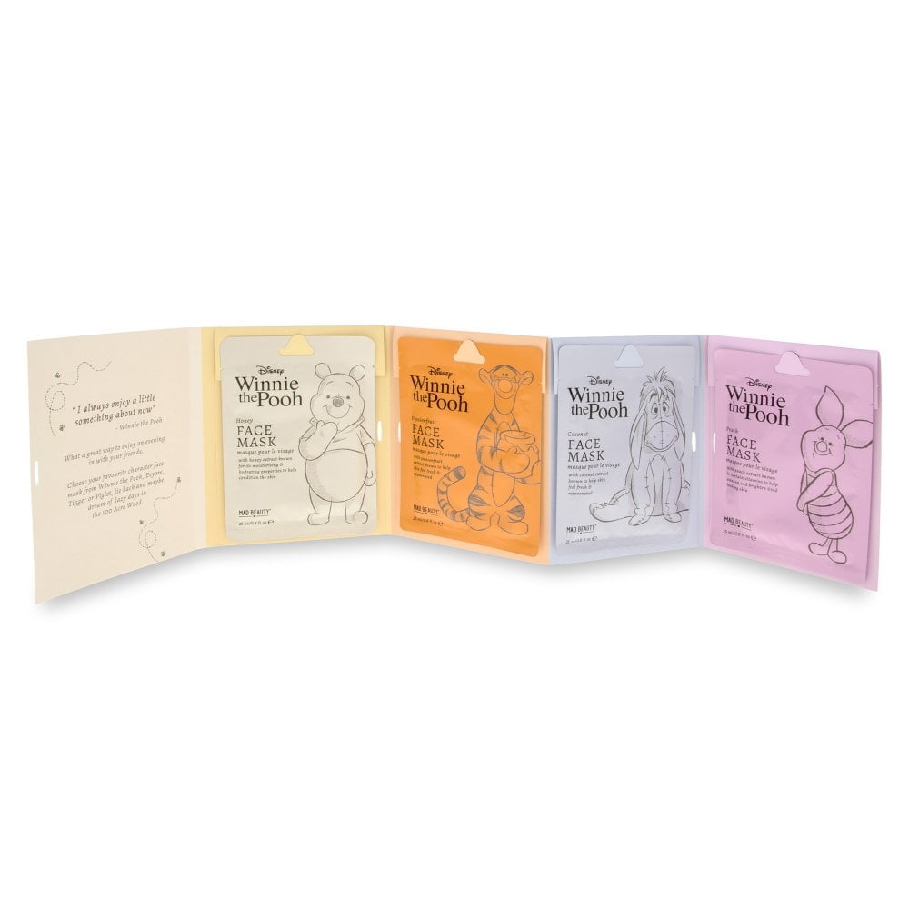 Disney Winnie The Pooh Sheet Mask Collection 4 Character Masks ...