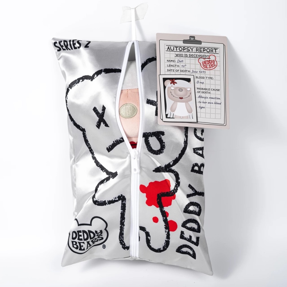Dolli Body Bag Deddy Bear 12" Plush Series 2 - threelittlebears.co.uk