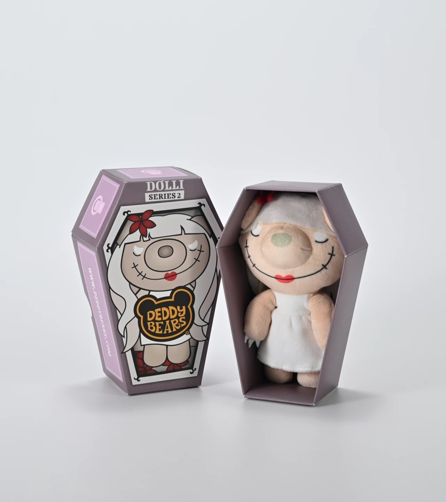 Dolli Coffin Deddy Bear 14cm Plush Series 2 - threelittlebears.co.uk