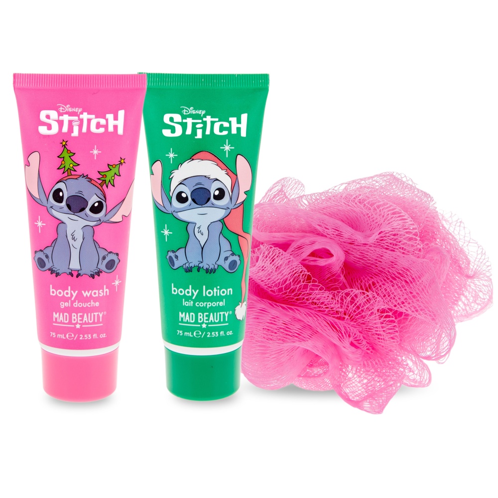 Disney Stitch Christmas Beauty Gift Set Stitchmas Shower Gel Body ...