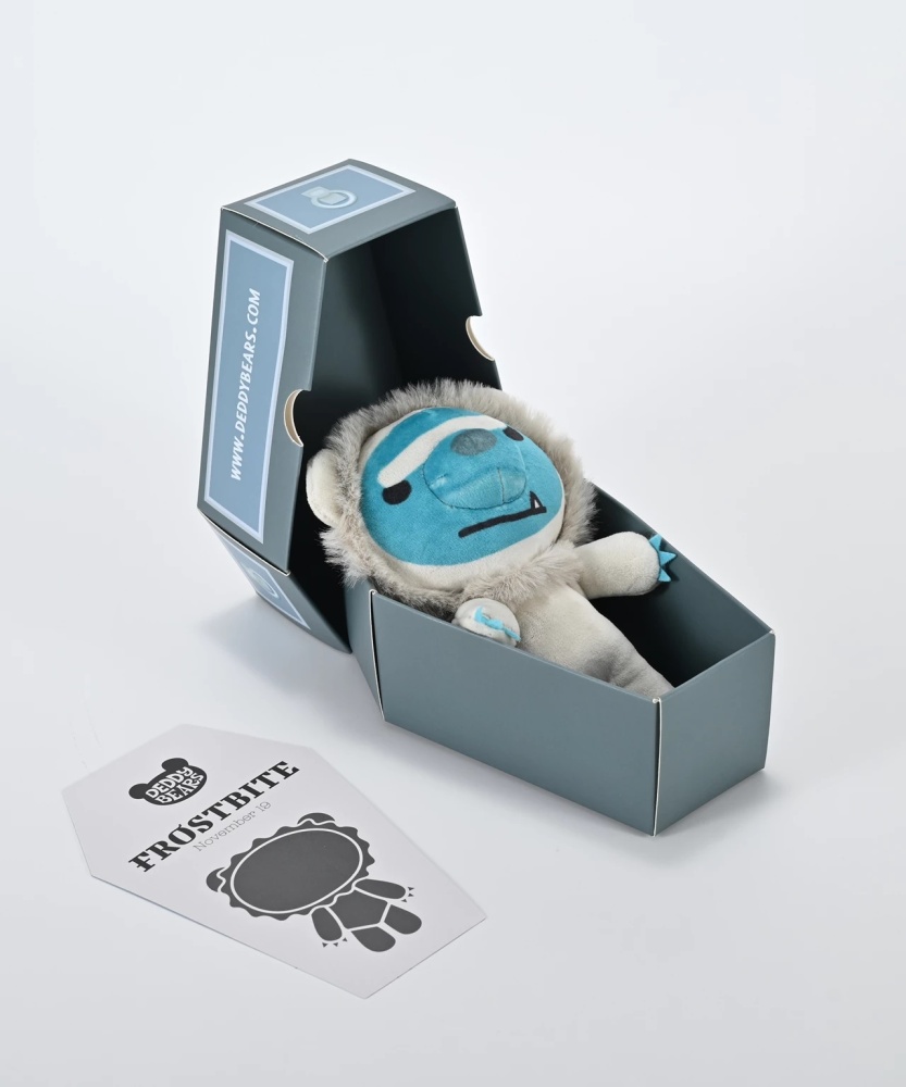 Frostbite Coffin Deddy Bear 14cm Plush Series 2 - threelittlebears.co.uk
