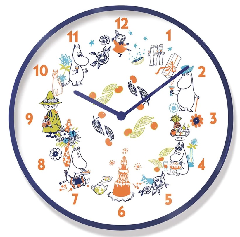 Moomin Wall Clock - threelittlebears.co.uk
