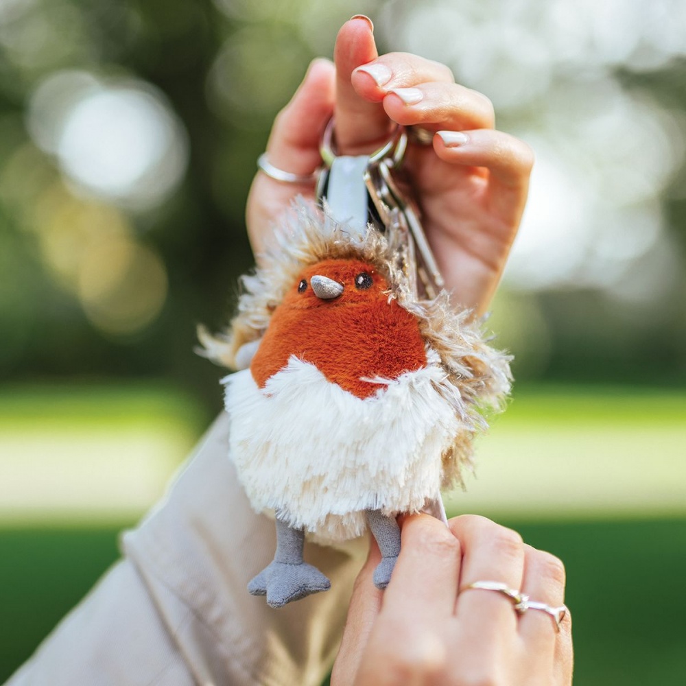 Wrendale Designs Adele Robin Keyring Plush Soft Toy Bird ...
