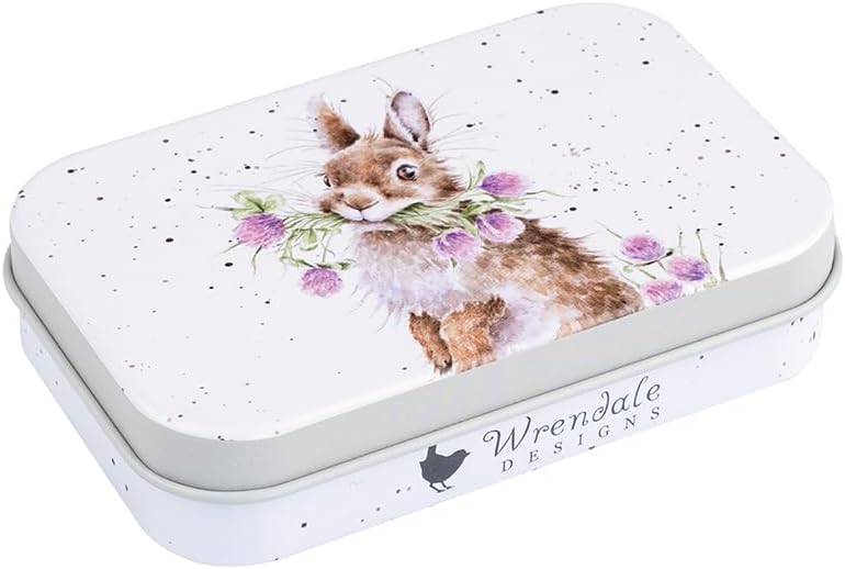 Wrendale Designs Rabbit Head Clover Heels Keepsake Tin ...
