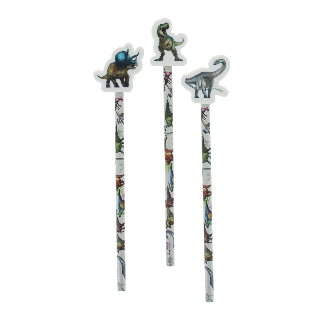 Natural History Museum Pencils With Eraser Toppers 1 Random Design sent ...