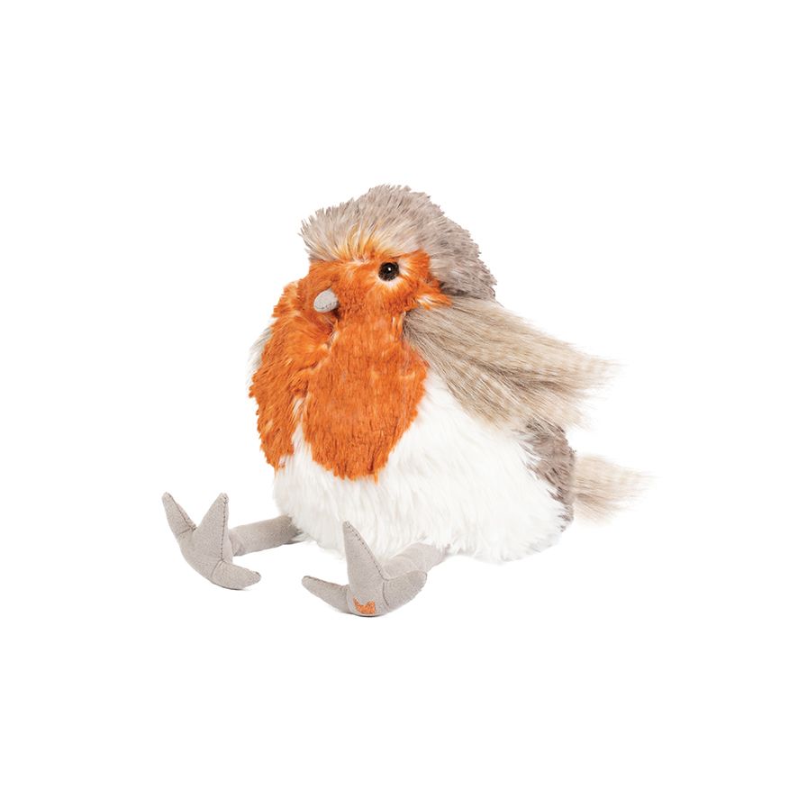 Wrendale Designs Adele the Robin Soft Toy Bird - threelittlebears.co.uk
