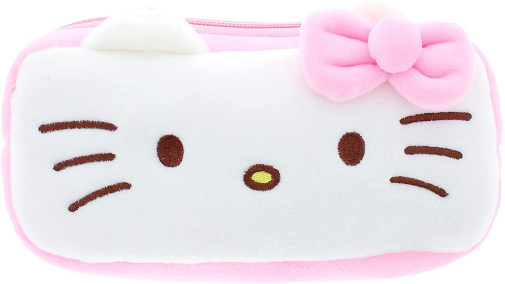 Hello Kitty x Pusheen Plush Pencil Case - threelittlebears.co.uk